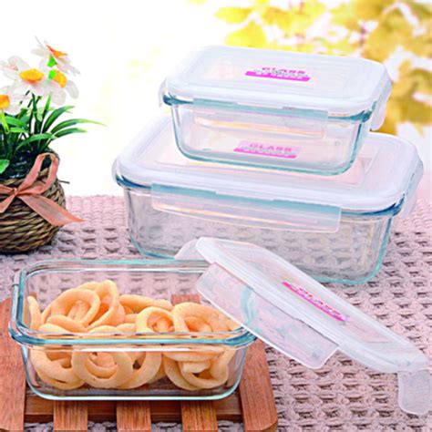 330 Ml 550 Ml 830 Ml 유리 식품 용기 사각형 모양 의 고품질 330 Ml 550 Ml 830 Ml 유리 식품 용기 사각형 모양