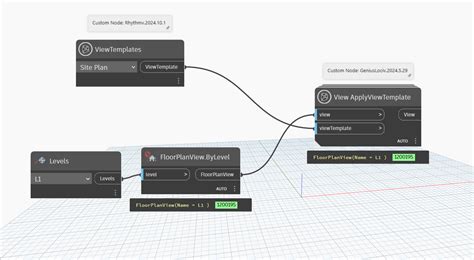 Dynamo Node View Templates Packages Dynamo