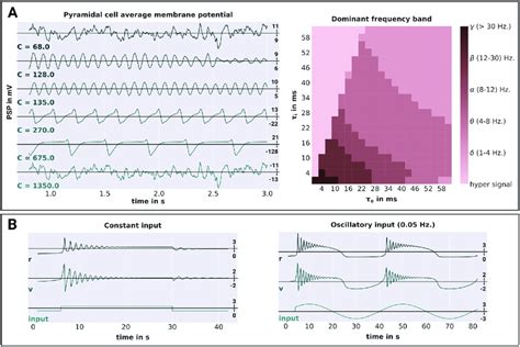 Jansen Rit And Montbrió Model Validations A Shows The Simulation