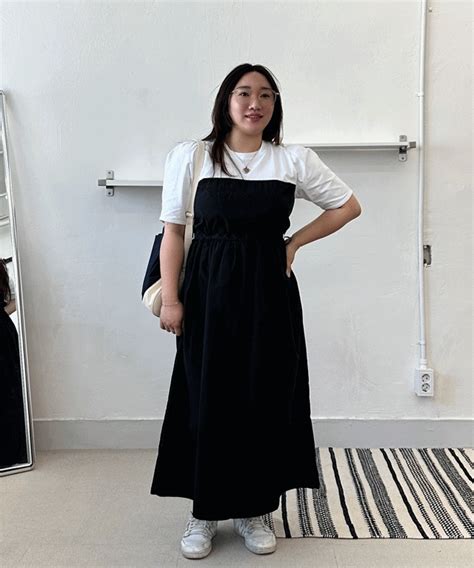 💙여름신상💙 임부복추천 2color 빅사이즈 루즈핏 데일리 면 나일론 배색 스트링 롱 여름원피스 에이블리