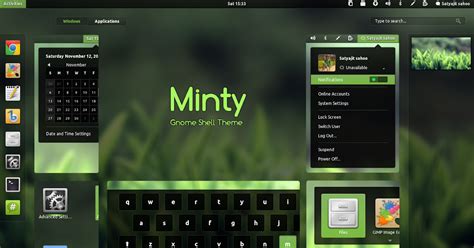Satya S GNOME Shell GTK Themes PPA Web Upd Ubuntu Linux Blog