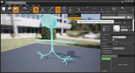 Unreal 4 How Can I Set My Non Convex Objects Collision To A More
