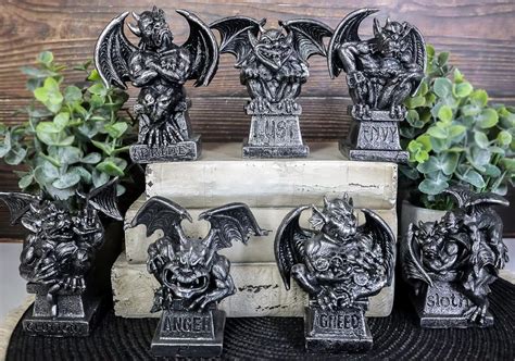 Ebros T Allegorical Seven Deadly Sins Gargoyle Figurine