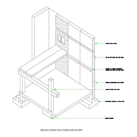 Detail Of Column Construction D View CAD Sstructural Block Layout Autocad File Cadbull