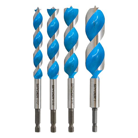 Spyder Stinger™ 4pc Assored Stinger Woodboring Power Bit Set Included