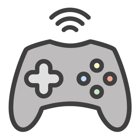 controller generic outline color icon