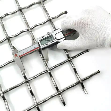 Stainless Steel 304 316l Crimped Wire Mesh Panel