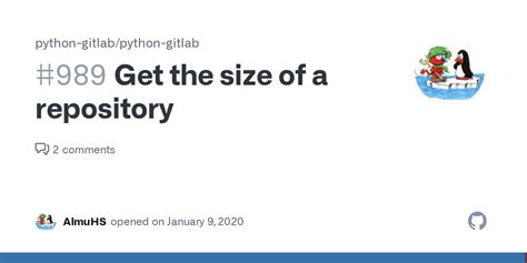 Get The Size Of A Repository Issue 989 Python Gitlab Python Gitlab