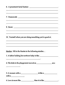 Metaphor Hyperbole Simile By Crazy Middle Babeers TpT