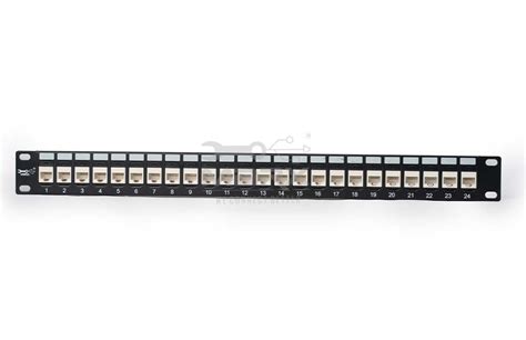 Port Cat Loaded Patch Panel Coupler Model With Cable Manager Marx