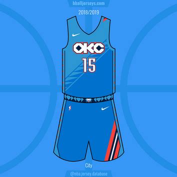 Oklahoma City Thunder Basketball Jersey Db