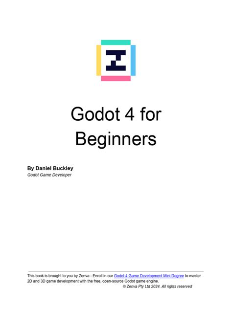 Godot Game Development For Beginners Pdf 3 D Computer Graphics Computing