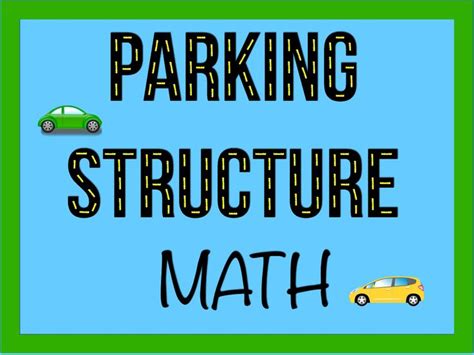 Parking Structure Math Critical Thinkingproblem Solving Skills Creative Thinking