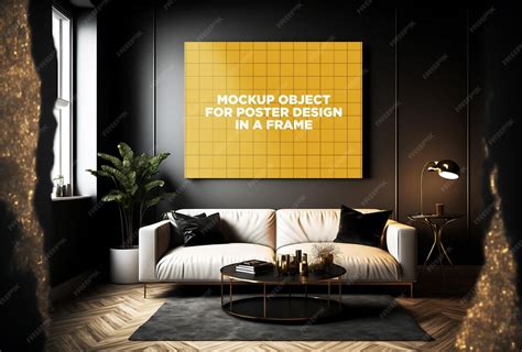 Premium Psd Modernize Your Space With Modern Frame Mockups
