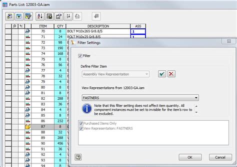 suppressed components in bom autodesk community