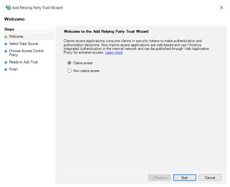 adfs single sign on configuration using saml