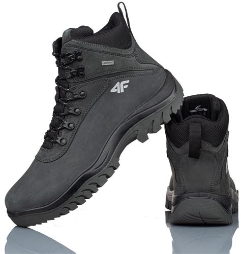 Buty Męskie 4f Trekking Wodoodporne Antracyt R 44 4f Sport Sklep