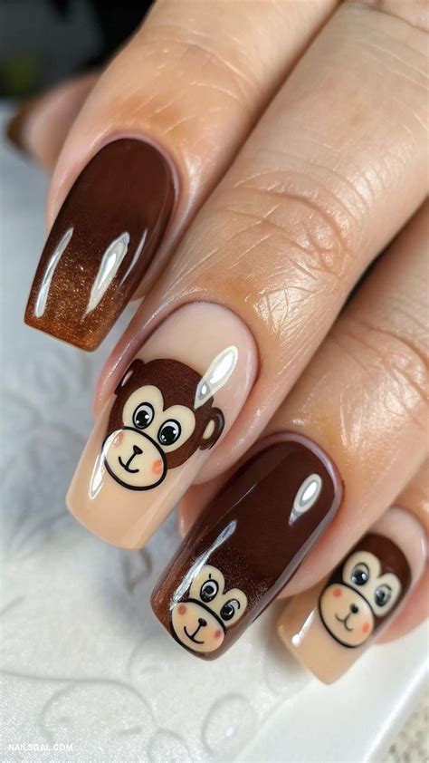10 Cute Monkey Nail Designs To Go Bananas Over