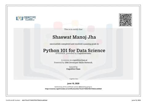 python 101 for data science ibm shaswat manoj jha