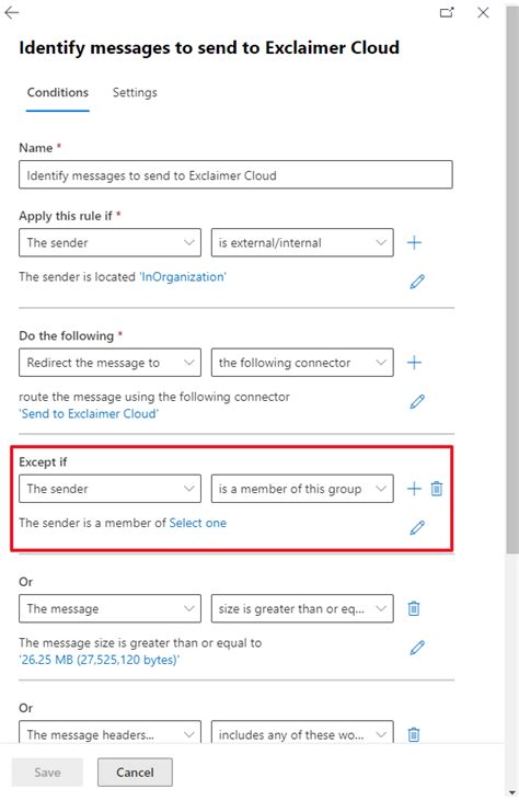 How To Reduce The Number Of Users Routing To Exclaimer Exclaimer Knowledge Base