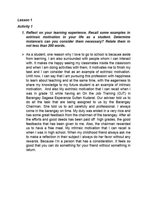 Chapter 4 Lesson 1 Pdf Motivational Motivation