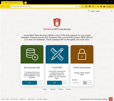 Stephen Cloete On Linkedin Oracle Sqlcl And Rest Data Services 232 Are Now Available