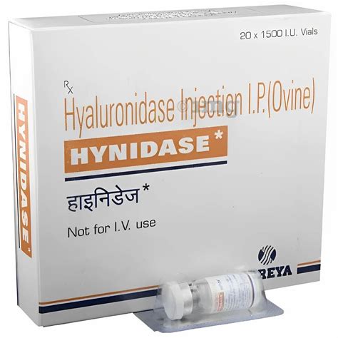 1500 Iu Hyaluronidase Injection Ip For Hospital At ₹ 125 Piece In Ghaziabad