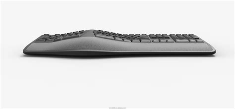 Ergonomic Wireless Keyboard With Wrist Cushion Support USB Interface