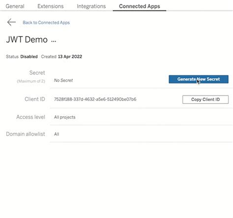 Tableau Connected Apps Tutorial
