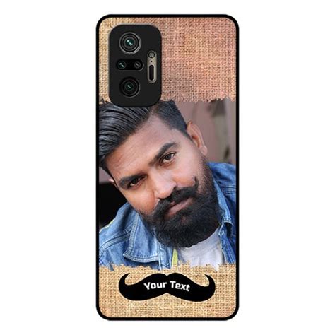 Buy Redmi Note 10 Pro Max Personalized Glass Phone Case With Texture