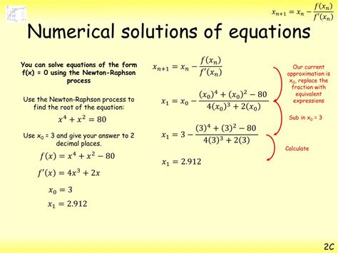 Ppt Numerical Solutions Of Equations Powerpoint Presentation Free Download Id2336960