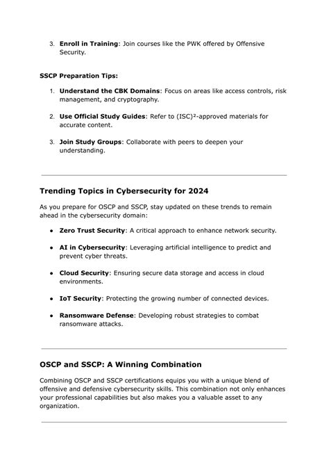 Ppt Mastering Cybersecurity With Oscp And Sscp Certifications Powerpoint Presentation Id