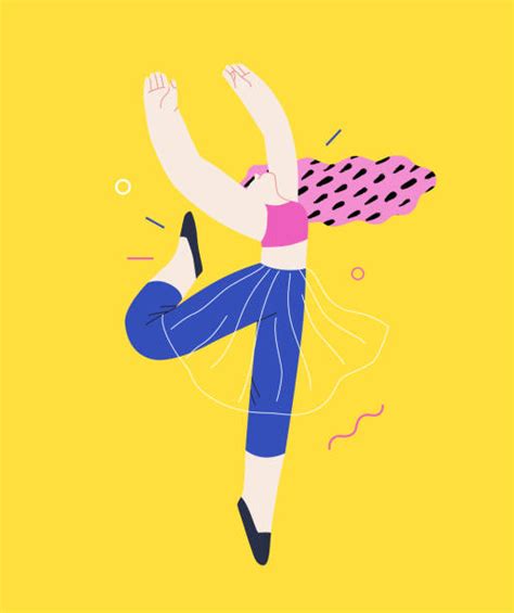 320 Beautiful Woman Jumping For Joy Stock Illustrations Royalty Free Vector Graphics And Clip