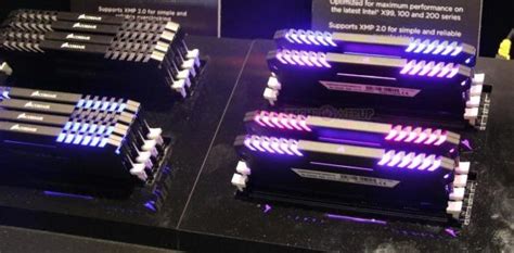 Corsair Demos New RGB Flavored Vengeance DDR RAM