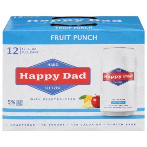 Happy Dad Punch Hard Seltzer 12 Pk 12 Fl Oz Kroger