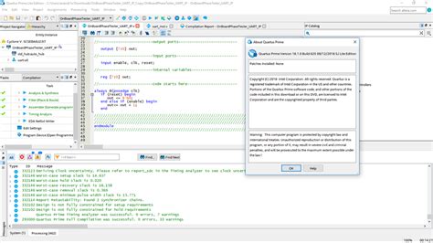 Solved Quartus Prime Lite Quitting Unexpectedly During Fitter Intel