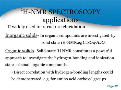 Nmr Spectroscopy