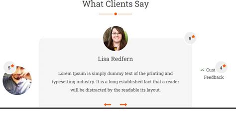 Bootstrap Testimonial Sliders