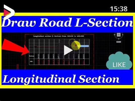 How To Draw Road Longitudinal Section Or Profile In Autocad And Upload