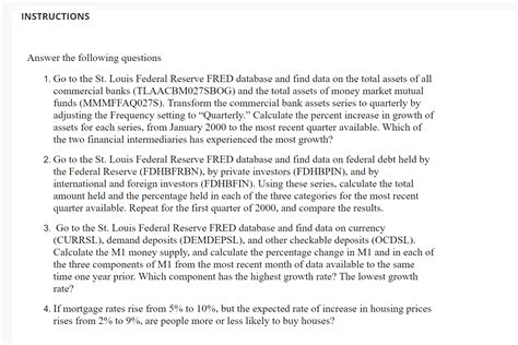 Solved Nswer The Following Questions 1 Go To The St Louis