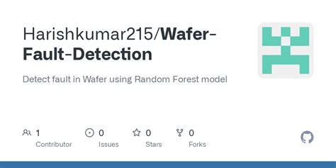 GitHub Harishkumar215 Wafer Fault Detection Detect Fault In Wafer Using Random Forest Model