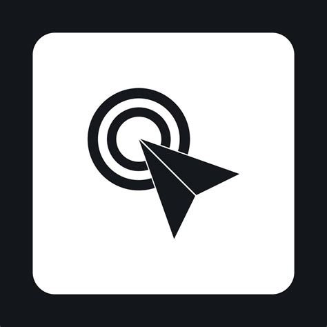 Arrow Cursor Icon Simple Style Vector Art At Vecteezy
