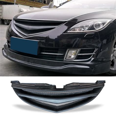 Car Grille For Mazda 6 2009 2013 Carbon Surface Mesh Front Grill