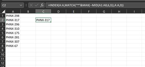How To Find The Largest Value In A Column Of Strings In Excel Super User