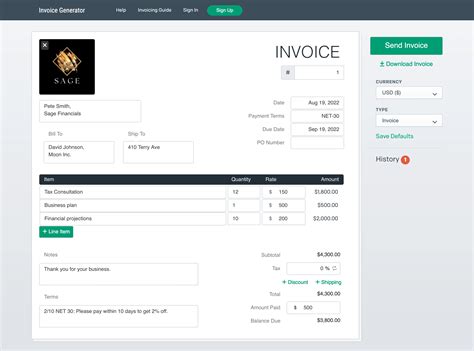 invoice generator