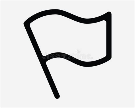 Waving Flag Banner Blank Template Pole Stick Wave Emblem Position Location Conqure Mark Pennant