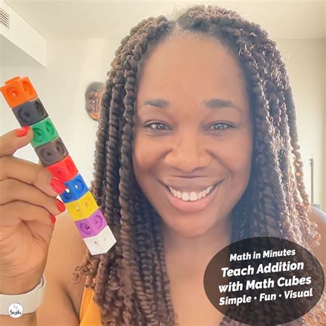 Math In Minutes Teach Addition With Math Cubes Hands On Strategy