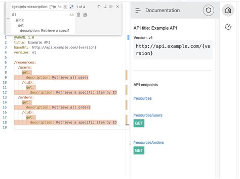 Use Regex In Anypoint Platform Design Center To Write Raml Quickly