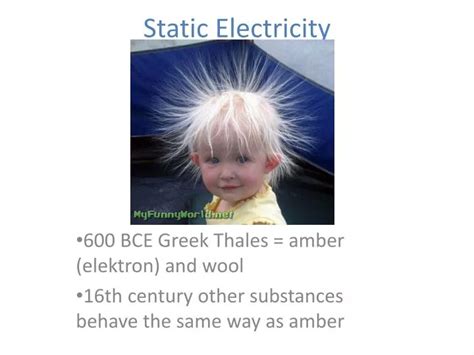 PPT Understanding Static Electricity History Phenomena And Concepts PowerPoint Presentation
