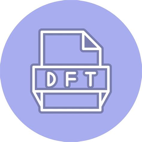 Dft File Format Icon 15824128 Vector Art At Vecteezy